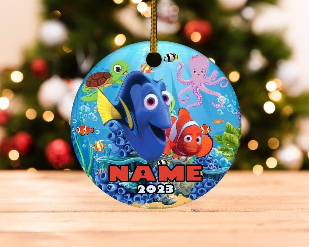 Personalized Disney Finding Nemo Christmas Ornament, Finding Dory ...