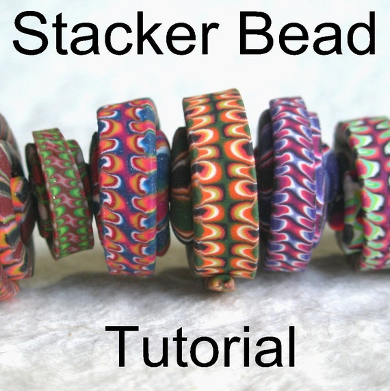 Stacker Bead Polymer Clay Art Bead Instant Download Tutorial - Etsy