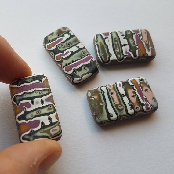 Materials Assortment of handmade polymer clay components Jewelry Making ...