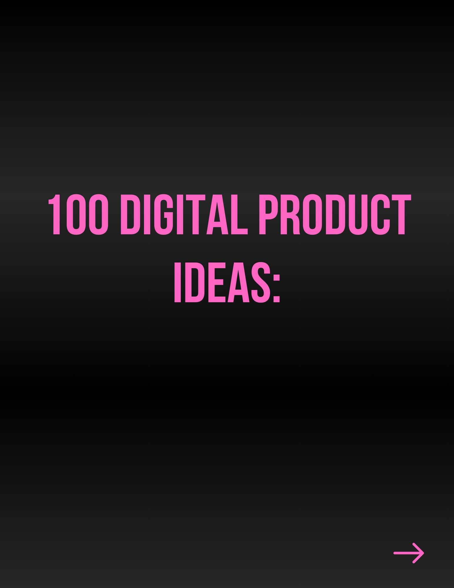 100 Digital Product Ideas - Etsy