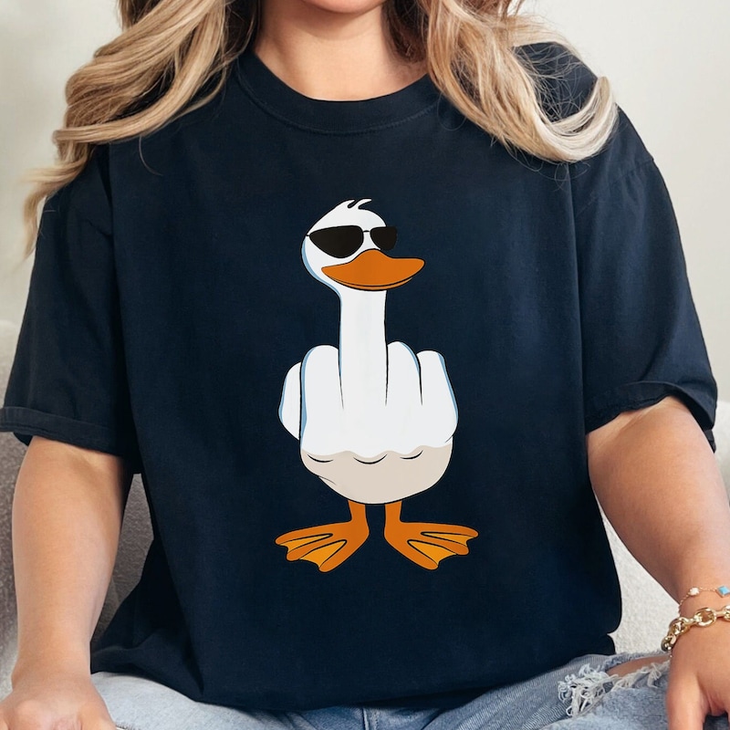Middle Finger Duck - Etsy