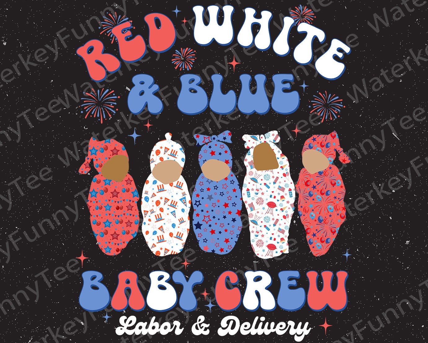 Red White and Blue Baby Crew Png, Family Crew 2024 Png, Red White and ...