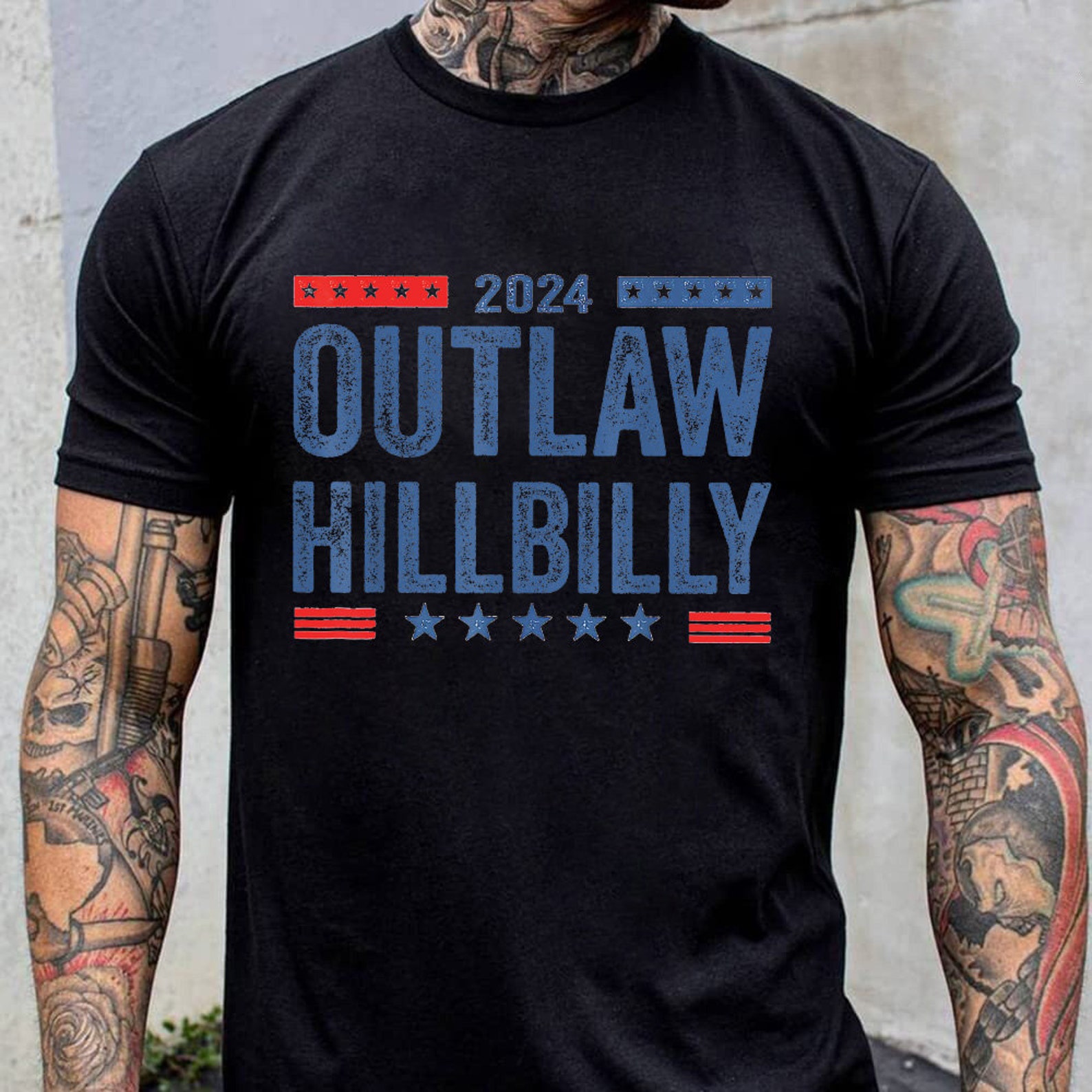 Outlaw Hillbilly Shirt, Voting Hillbilly and Felon 2024 Shirt ...