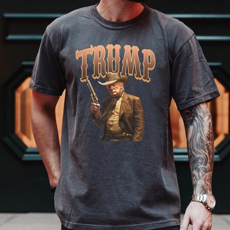 Trump Cowboy Shirt - Etsy