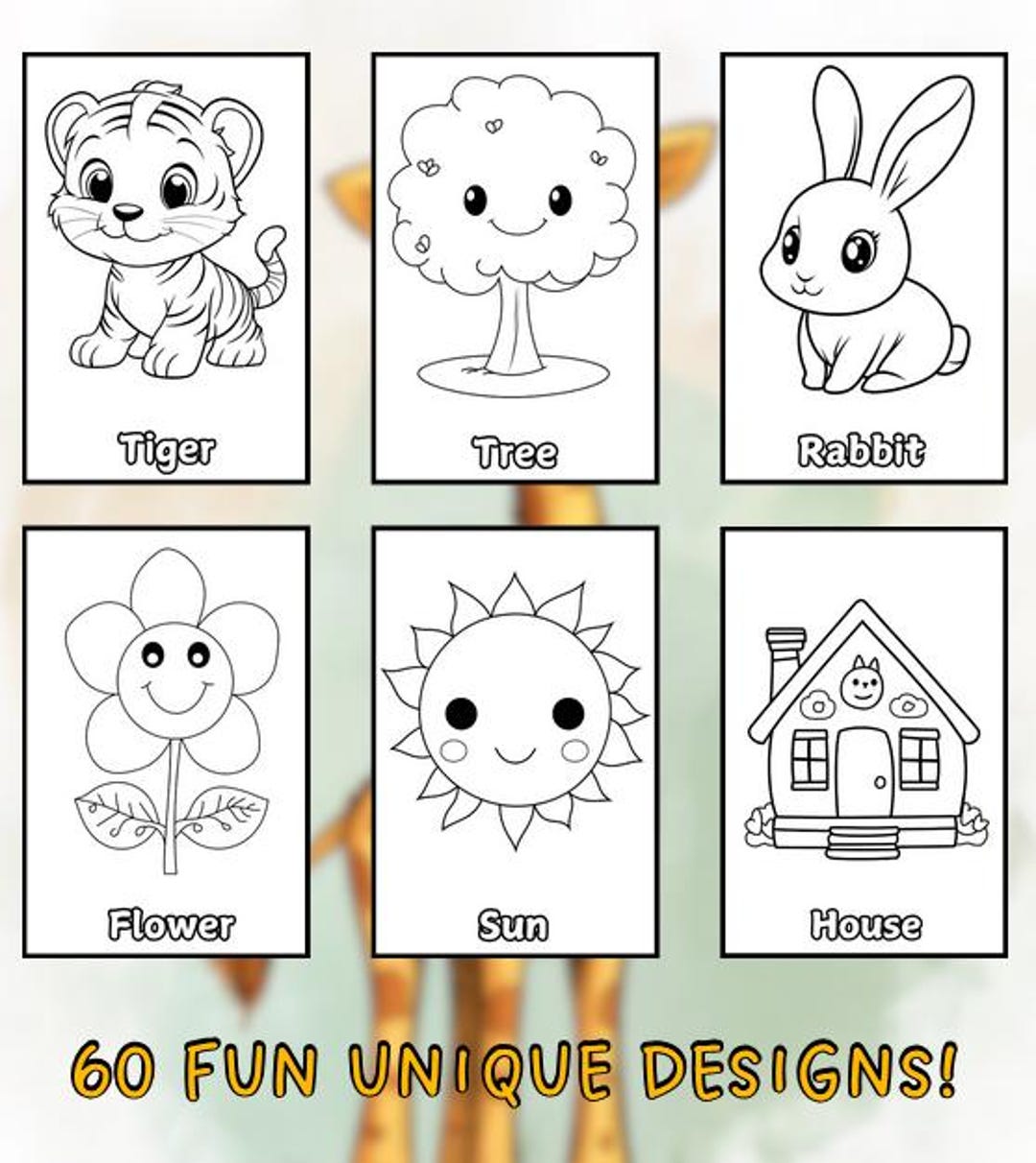 60 Toddler Coloring Pages, Coloring Sheets for Toddlers & Preschoolers ...