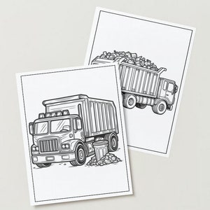 55 Garbage Truck Coloring Pages for Kids. Coloring Book Pages ...