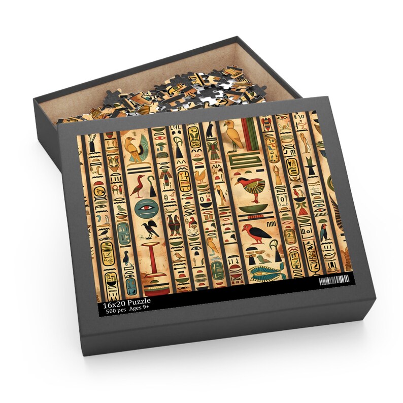 Ancient Egypt Hieroglyphs - Jigsaw Puzzle (120, 252, 500-piece) - Etsy