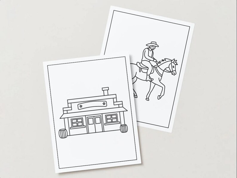 50 Wild West Coloring Pages, Western Coloring Pages, Cowboy Coloring ...