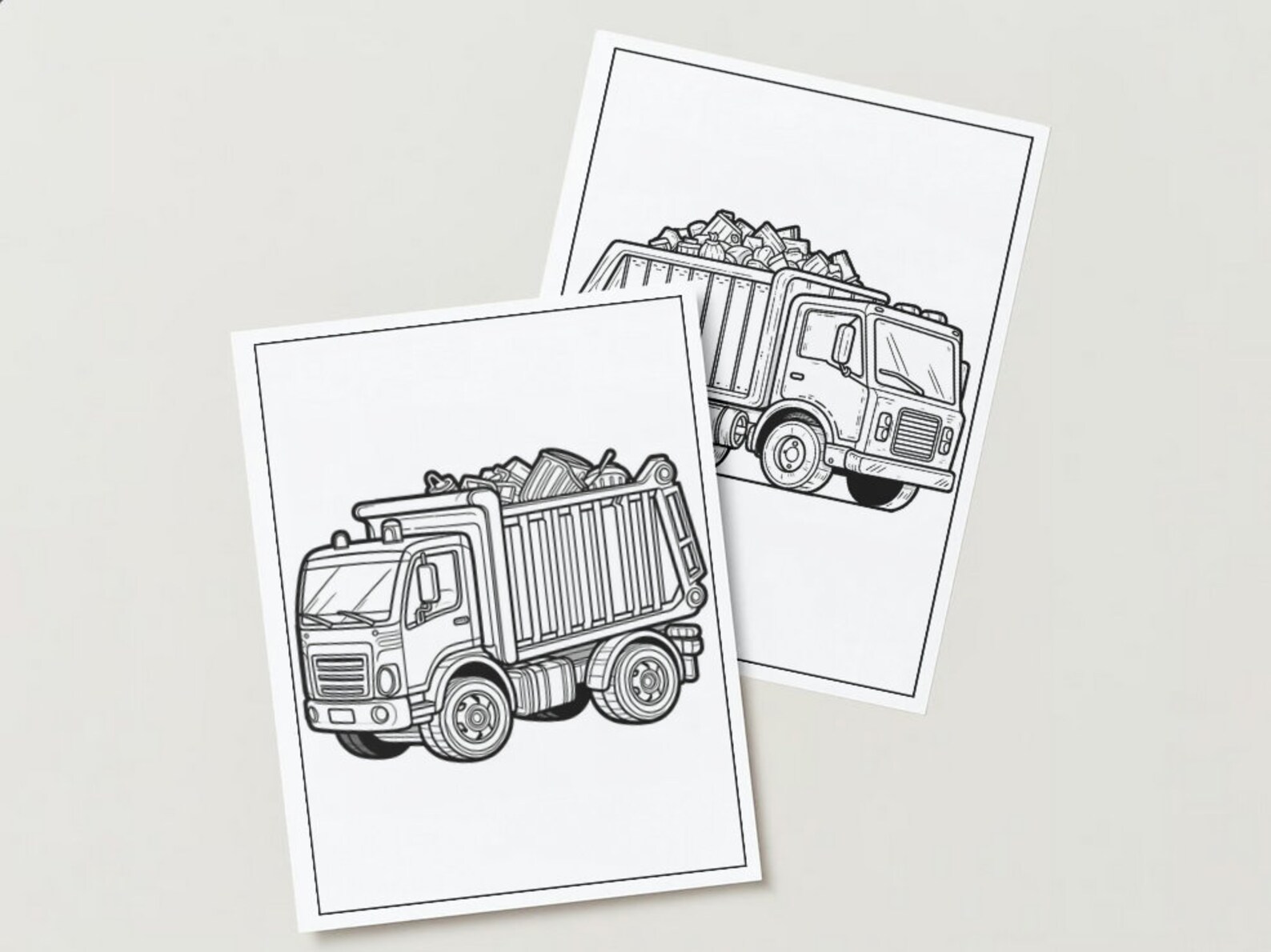 55 Garbage Truck Coloring Pages for Kids. Coloring Book Pages ...