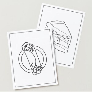 50 Mexican Treats Coloring Pages, Taco Coloring Pages, Mexican Food ...