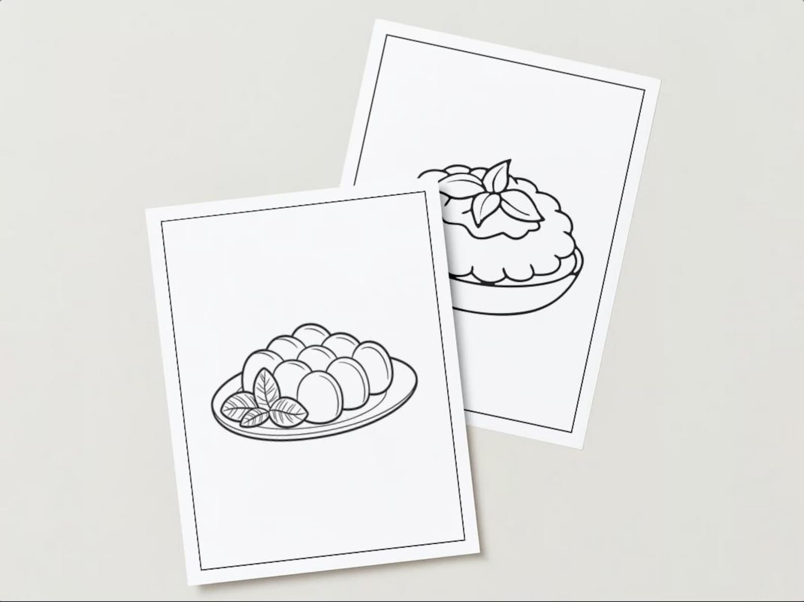 50 Mexican Treats Coloring Pages, Taco Coloring Pages, Mexican Food ...