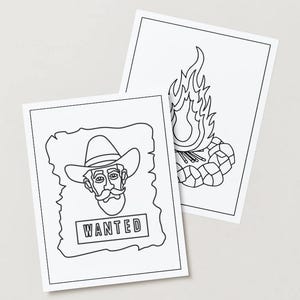 50 Wild West Coloring Pages, Western Coloring Pages, Cowboy Coloring ...