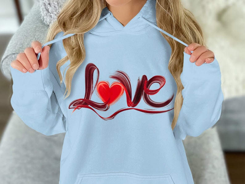 Mothers Day Love Heart Design T-shirt, Artistic Red Heart Tee, Gifts ...