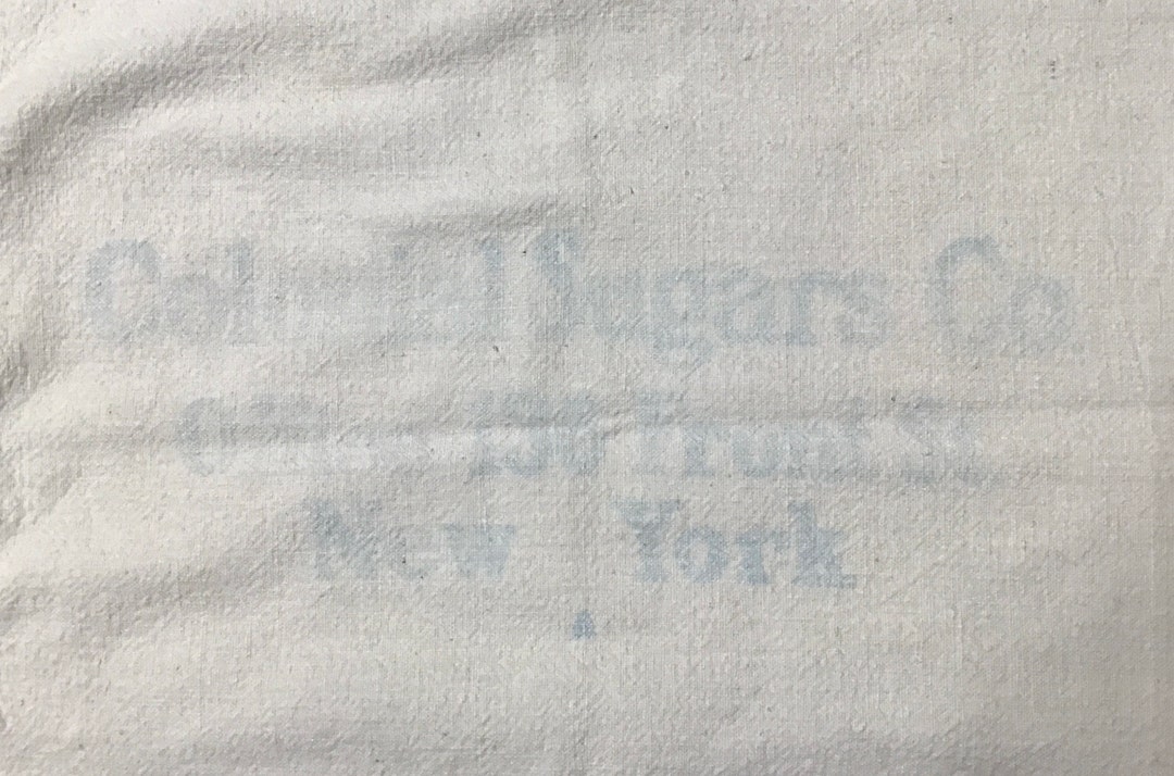 Vintage SUGAR Sack, Colonial Sugar Co.. Advertising 16 X 32 Cross Body ...
