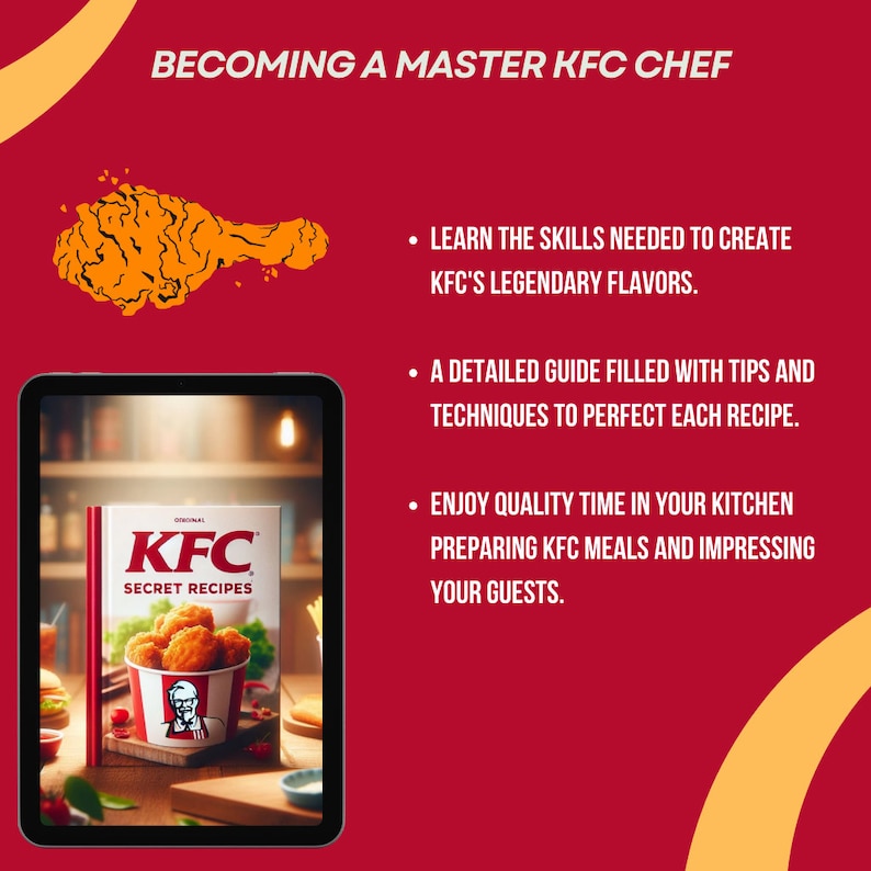 KFC Secret Recipes,plr,home Cooking Like a Kfc Chef,diy Authentic Fried ...