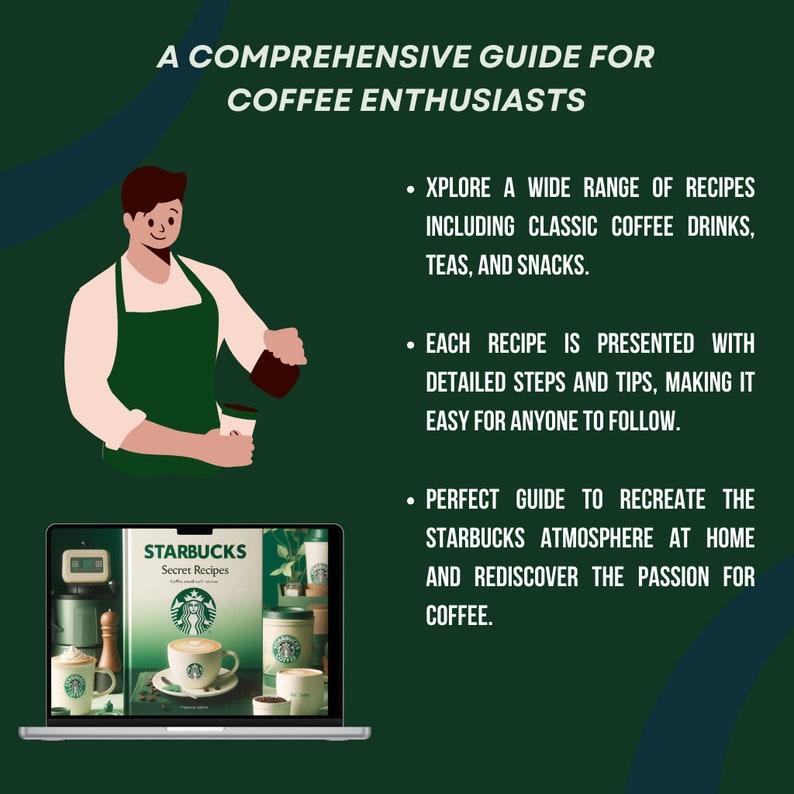 Starbucks Secret Recipes,starbucks Barista Recipe Book,diy Authentic ...