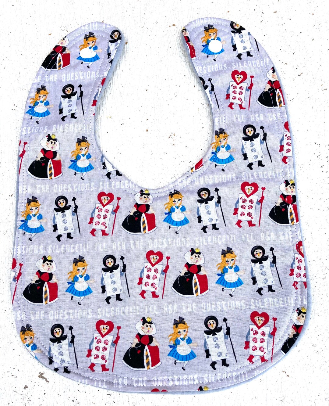 Alice in Wonderland Baby Bib - Etsy