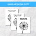 Dandelion Fingerprint Art Craft Summer Printable Kids DIY Keepsake ...