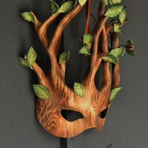 TREE MASK, Spring Dryad, Hama Driad, Mother Nature Mask,cosplay Dr Who ...