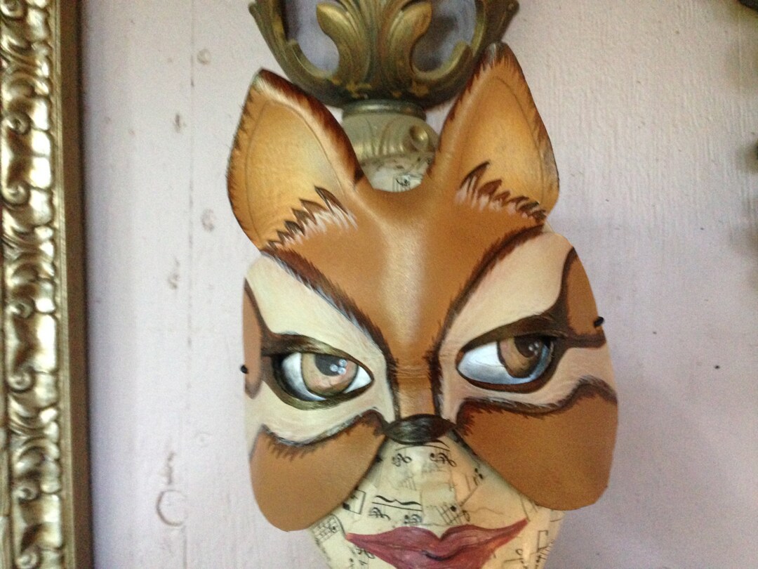 CHIPMUNK MASK, Adorable Tiny Creature Mask, Forest Friend Mask, Leather ...
