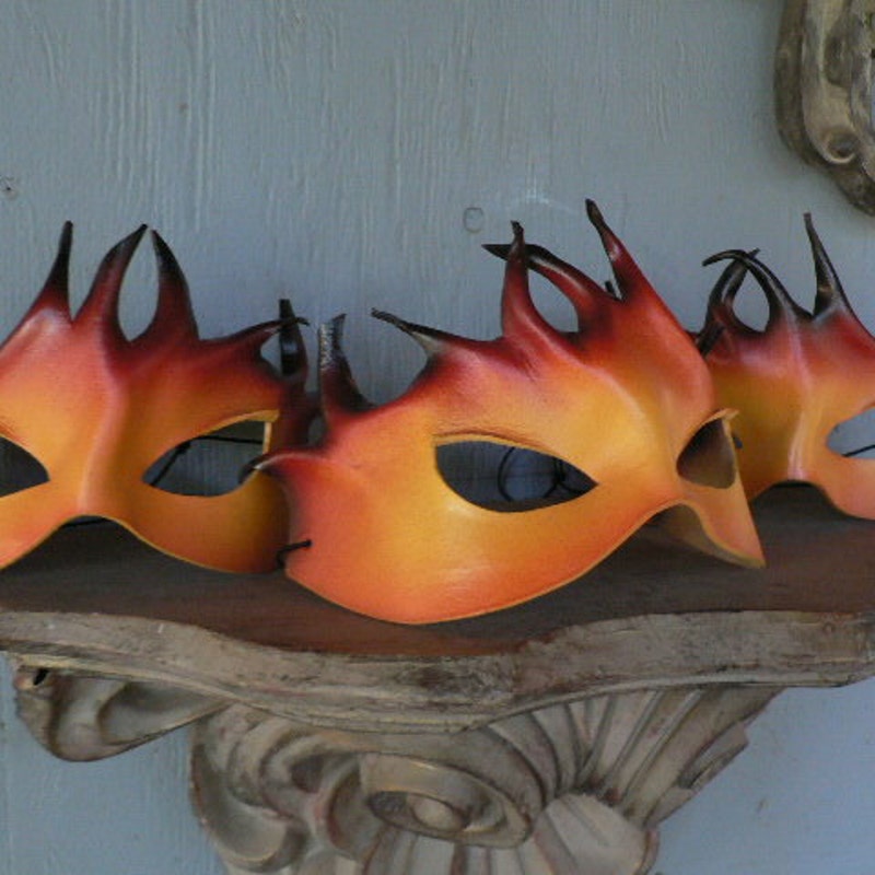Fire Mask - Etsy