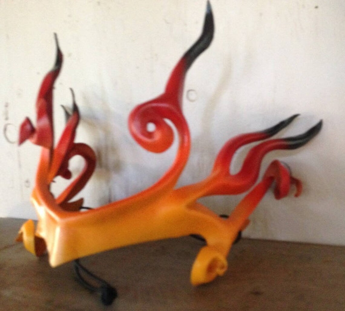 Fire Headpiece, Spikey Firey Crown, Leather Head Piece by Faerywhere - Etsy