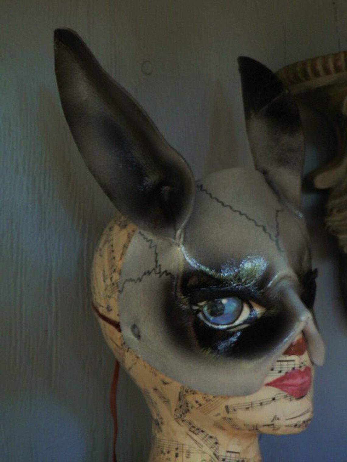 ZOMBIE BUNNY White Rabbit After Wonderland Post Apocalypse - Etsy