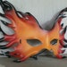 Fire Elemental Mask, Leather Flame Mask by Faerywhere - Etsy
