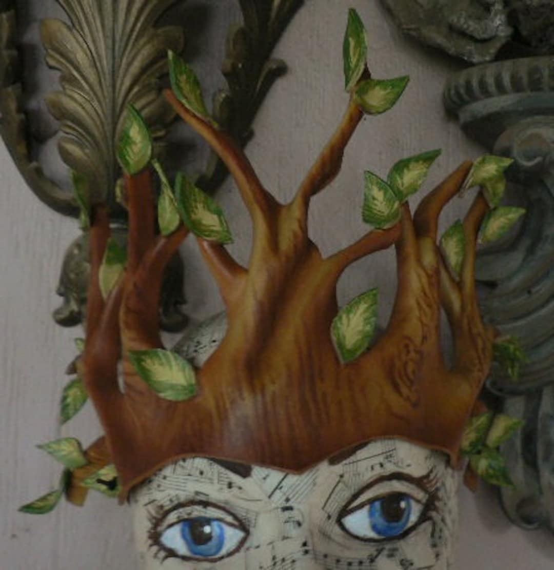 Dryad, Forest Headpiece, Mother Nature, Forest Creature, Tree of Cheem ...