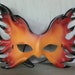 Fire Elemental Mask, Leather Flame Mask by Faerywhere - Etsy