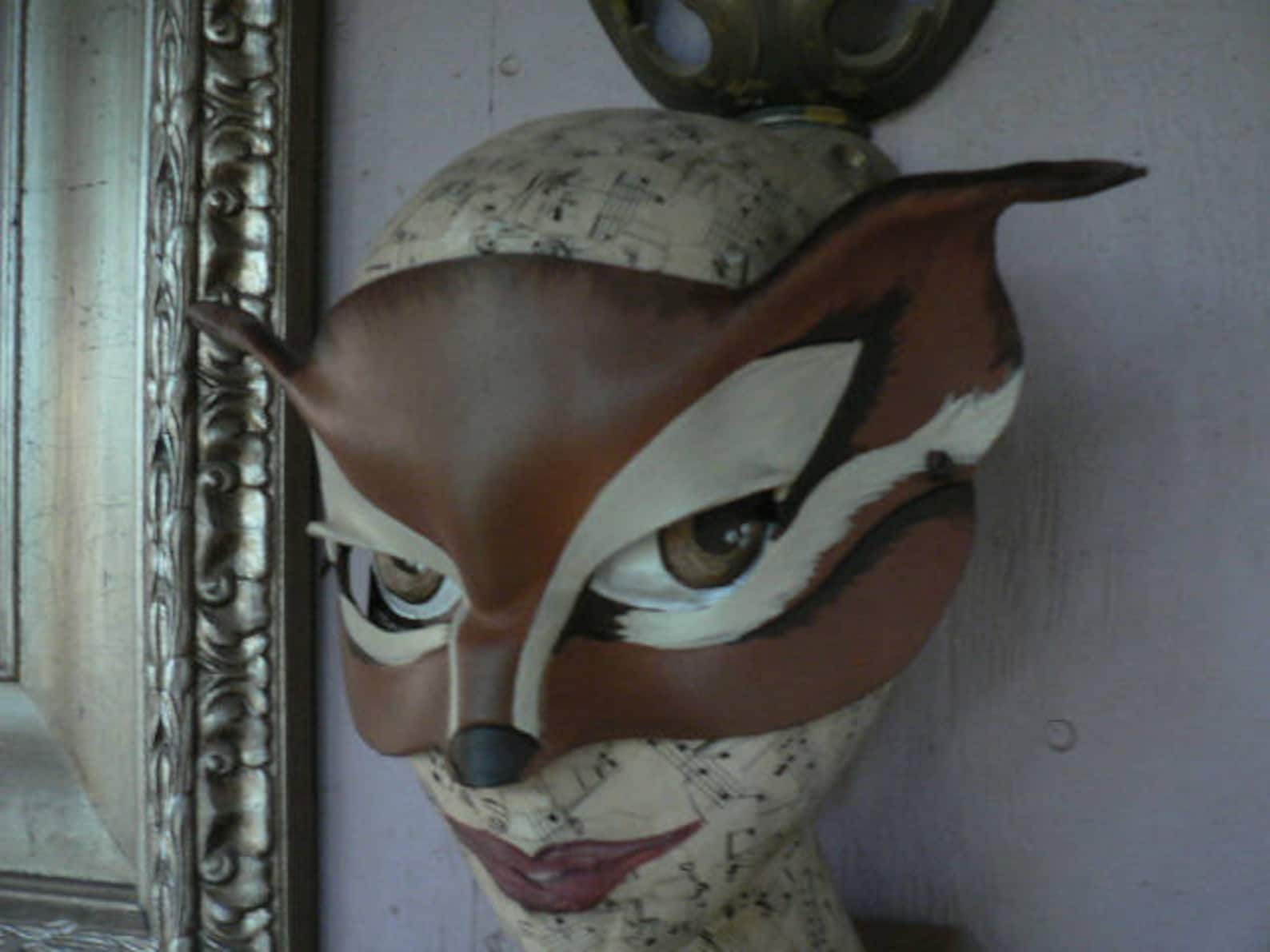 Chipmunk Cute Forest Critter Mask Chipmunk Leather Mask by - Etsy