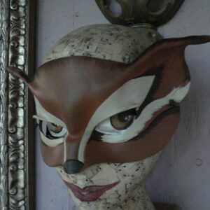 Chipmunk, Cute Forest Critter Mask, Chipmunk Leather Mask by Faerywhere ...