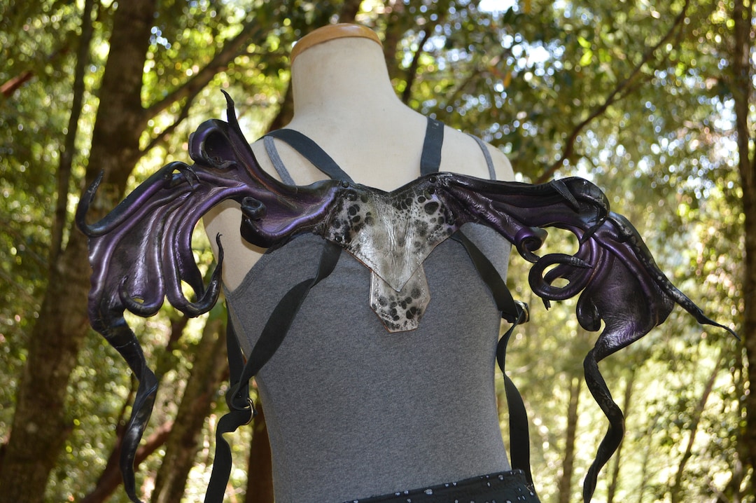 Leather Wings, Goblin Wings, Dragon Wings, Wearable Leather Wings - Etsy