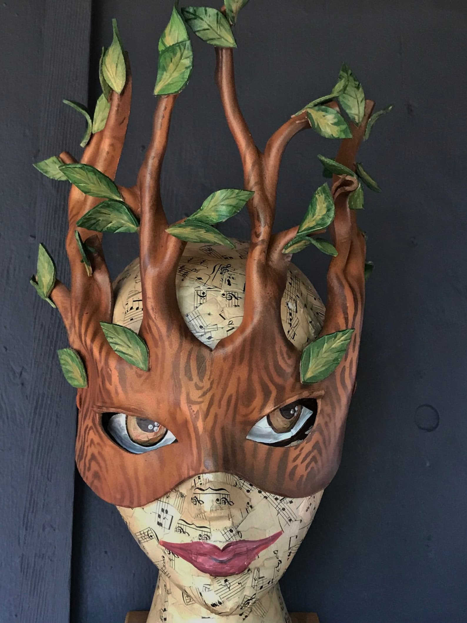 TREE MASK Spring Dryad Hama Driad Mother Nature | Etsy
