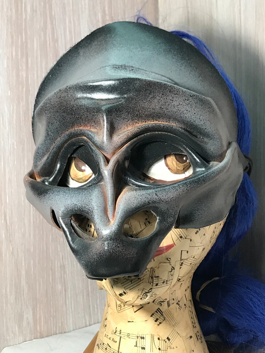 Bigfoot Mask, Cryptid Monkey Creature Leather Mask One of a Kind Monkey ...