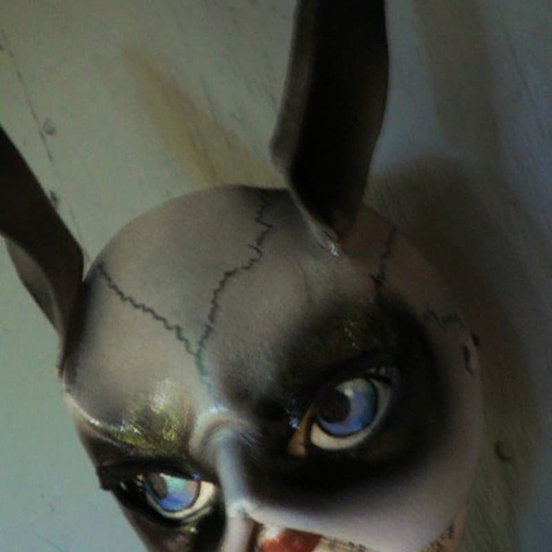 White Rabbit Mask - Etsy