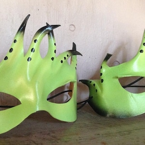 Glow in the Dark Alien, Alien Sci-fi, Cosplay Mask, Leather Mask by ...