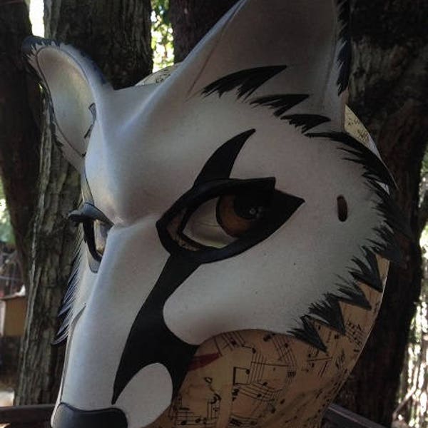 Silver Fox Therian Mask - Etsy