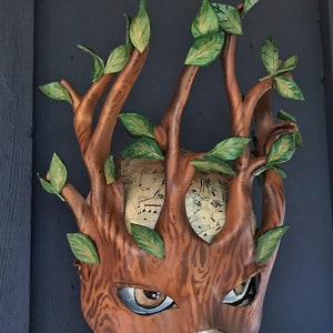 TREE MASK, Spring Dryad, Hama Driad, Mother Nature Mask,cosplay Dr Who ...
