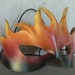 Dark Fire Pixie, Leather Mask, Create Your Own Unique Fiery Costume - Etsy