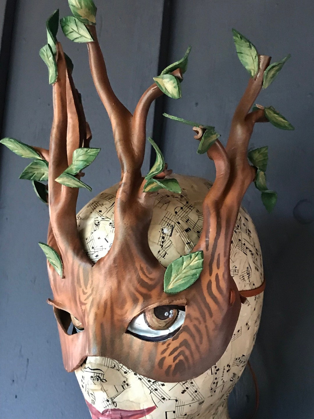 TREE MASK, Spring Dryad, Hama Driad, Mother Nature Mask,cosplay Dr Who ...
