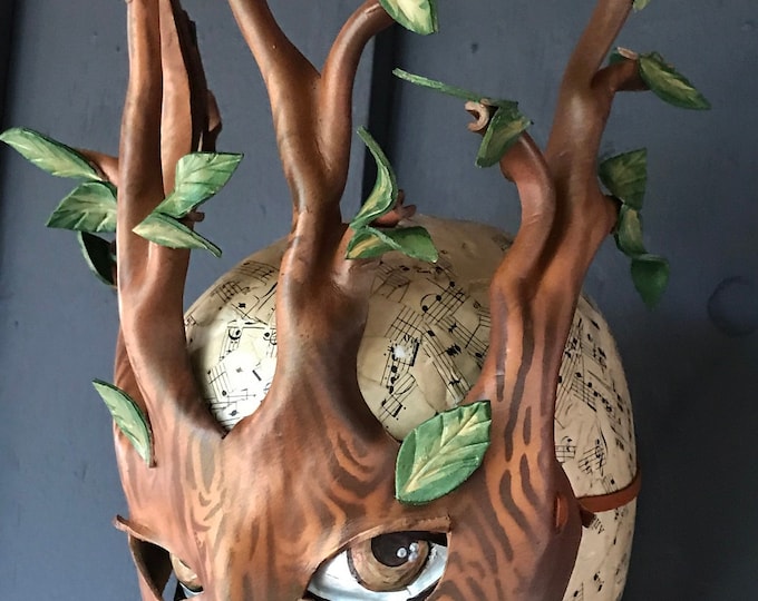TREE MASK, Spring Dryad, Hama Driad, Mother Nature Mask,cosplay Dr Who ...