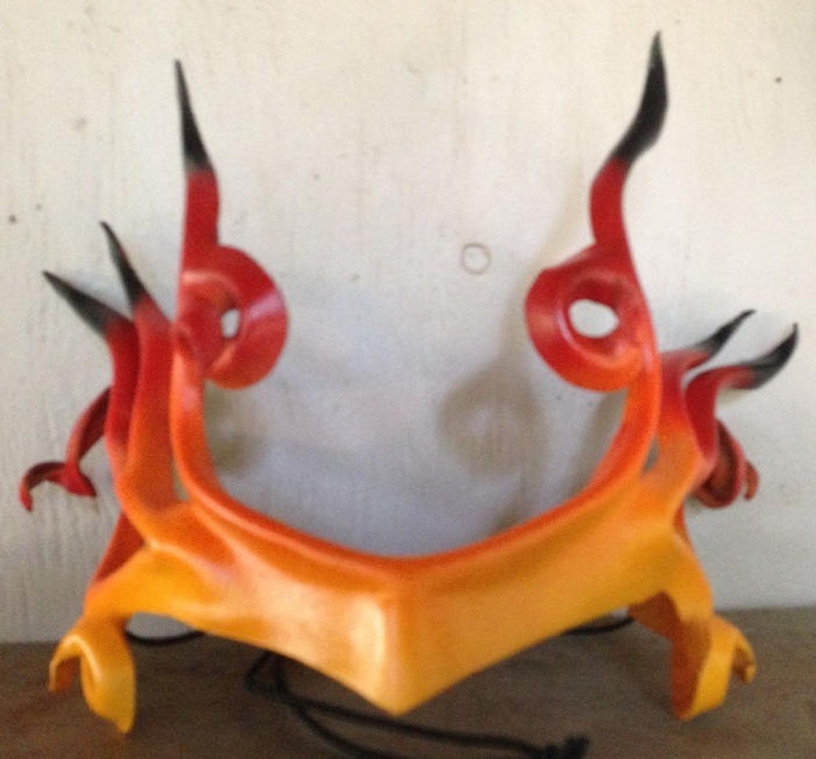Fire Headpiece, Spikey Firey Crown, Leather Head Piece by Faerywhere - Etsy