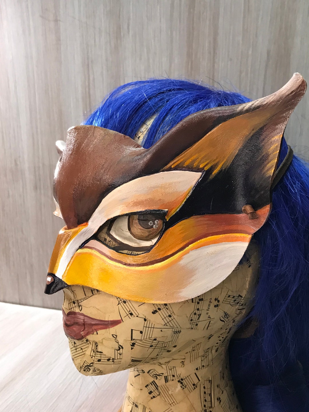 Chipmunk Leather Mask by Faerywhere, Cute Animal Mask - Etsy