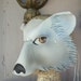 Polar Bear Leather Mask White Bear Animal Mask - Etsy
