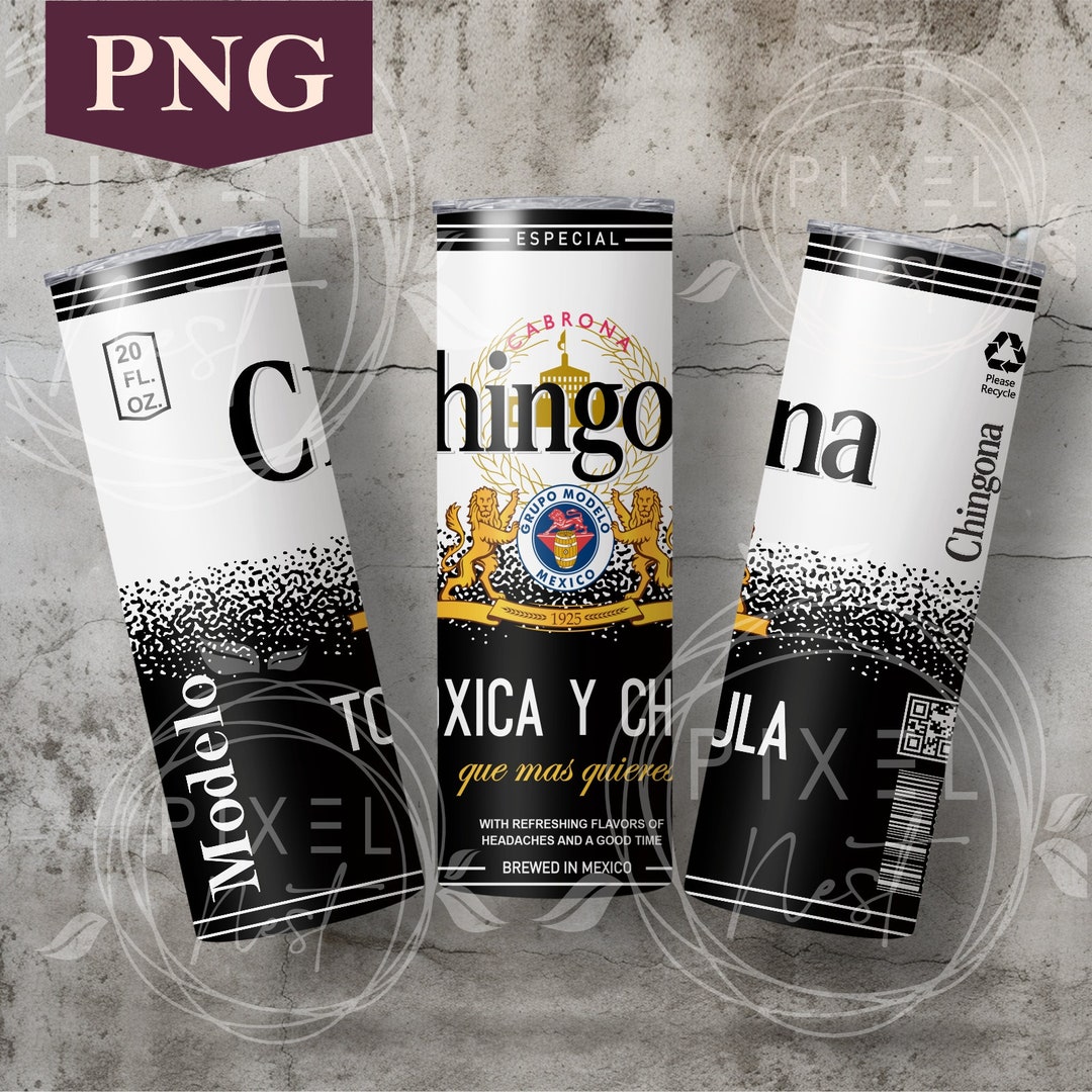 Chingona Tumbler Wrap Png, Innovative Chingona Design, Multicolored ...