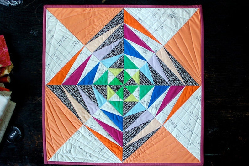 Spun - a Paper Piecing Pattern PDF PATTERN DOWNLOAD - Etsy