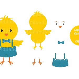 Cute Chick Boy Svg, Chicken Boy Svg Png, Baby Chick Clipart, Chicken ...