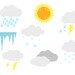 Weather SVG Bundle, Weather Svg Files, Weather Cutting Files for Cricut ...