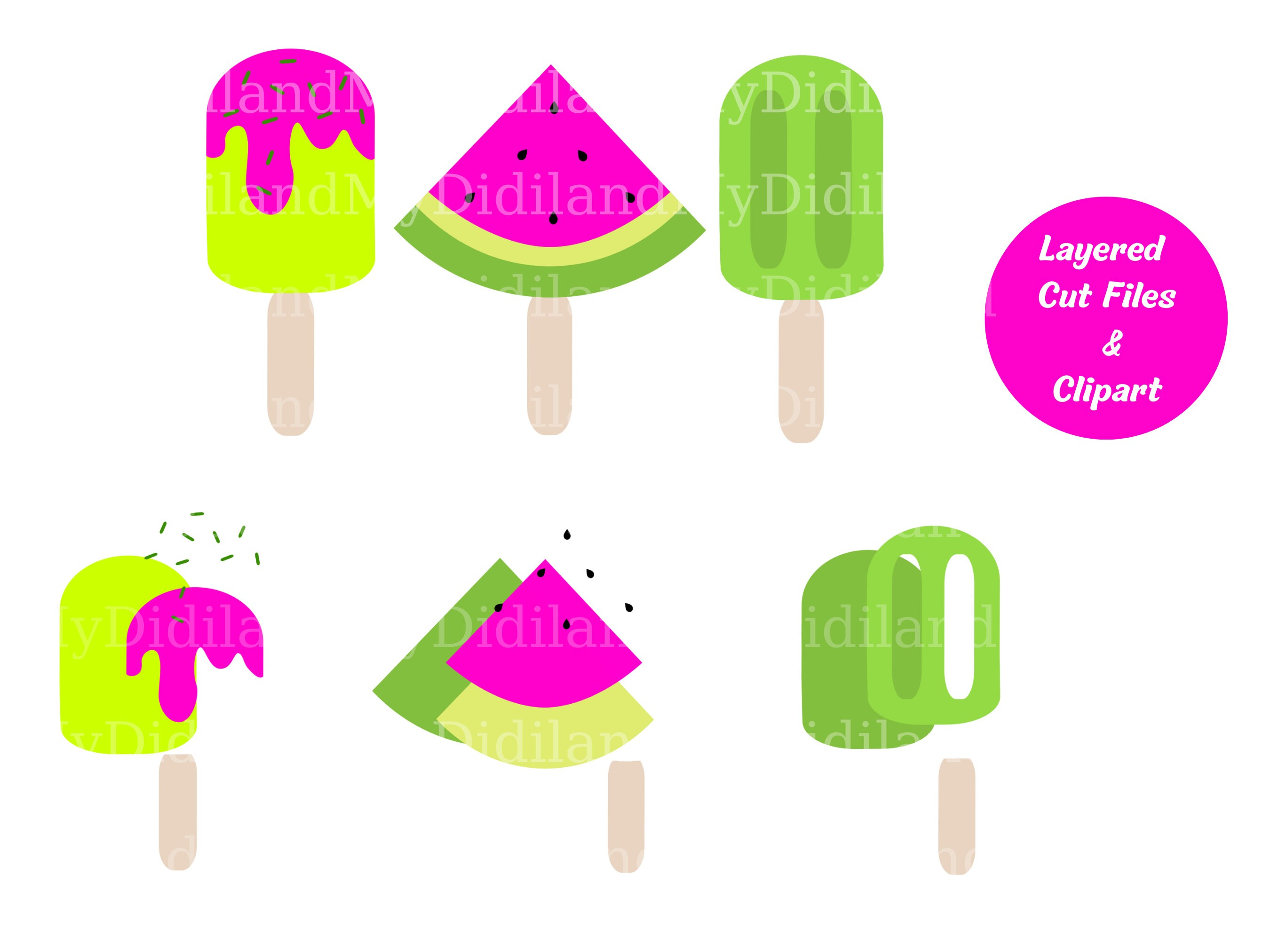 Popsicle Svg, Ice Cream Bundle, Clipart, Summer, Ice Lolly Svg Png ...